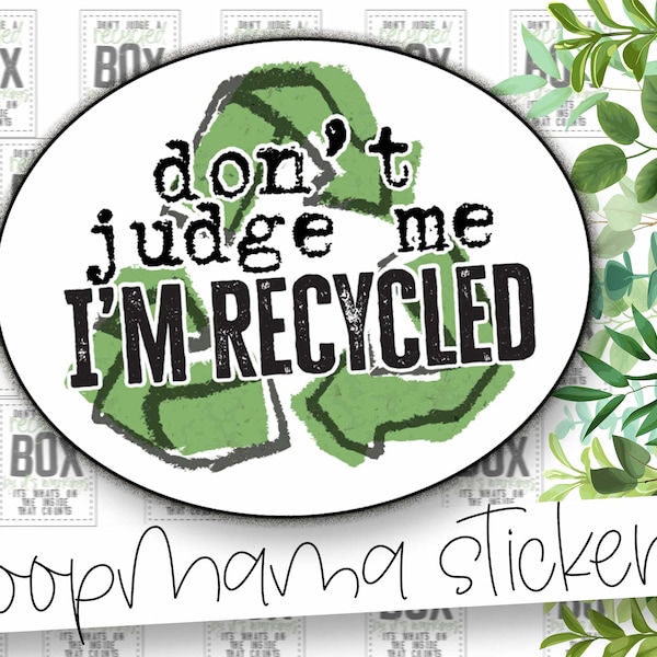 Recycle Me Sticker - Etsy