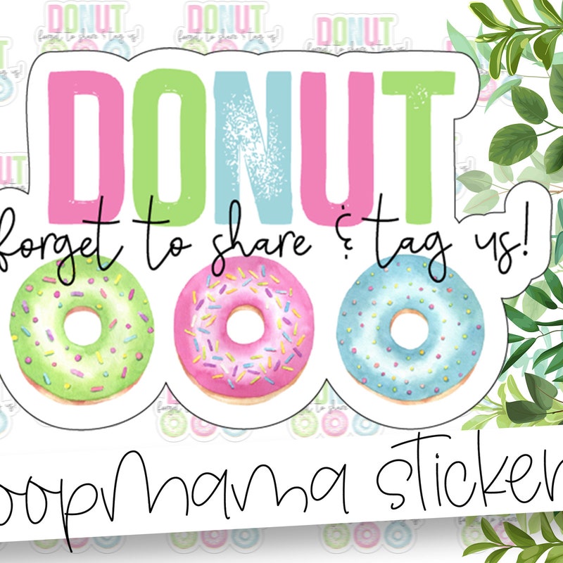 Donut Forget Us - Etsy