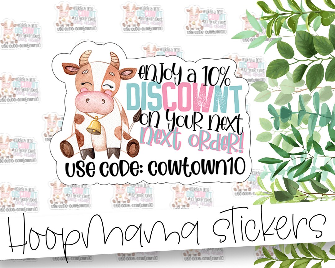 Enjoy A 10% Discownt on Your Next Order! - Coupon Packaging Stickers ...