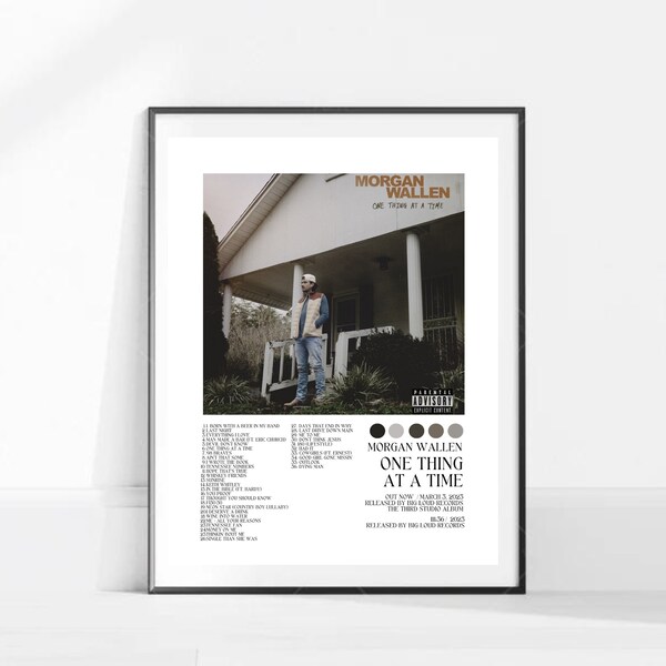 Morgan Wallen Album Cover Poster - Etsy