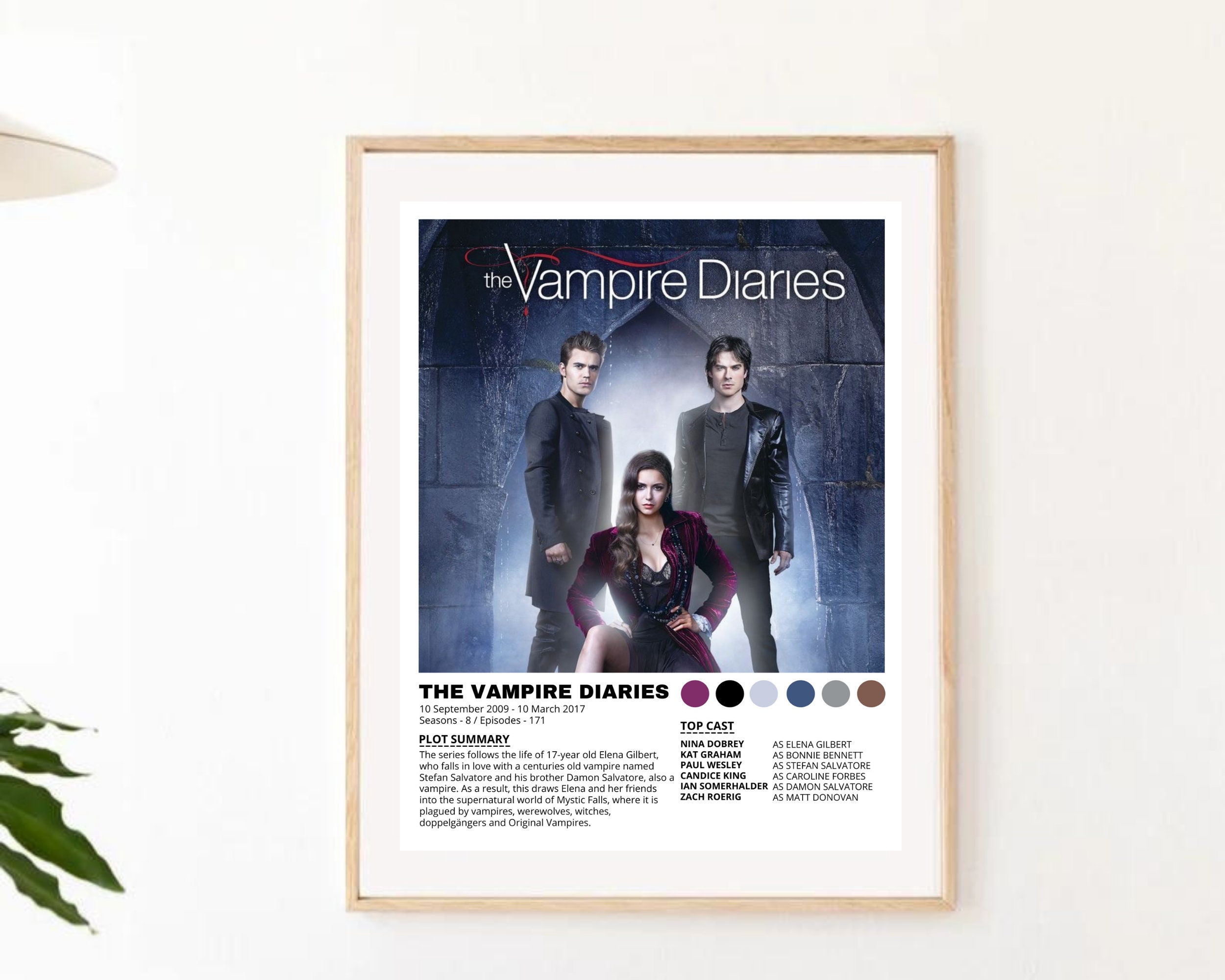 Vampire Diaries Poster Walmart