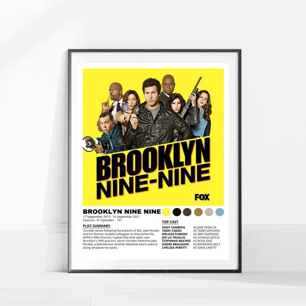 Brooklyn Nine Nine - Etsy