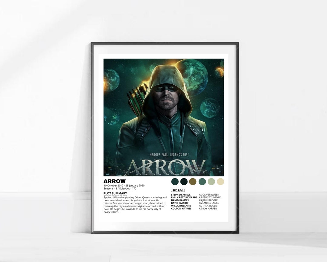 Arrow Tv Show Poster / Arrow Sitcom Poster / Movie Poster / - Etsy