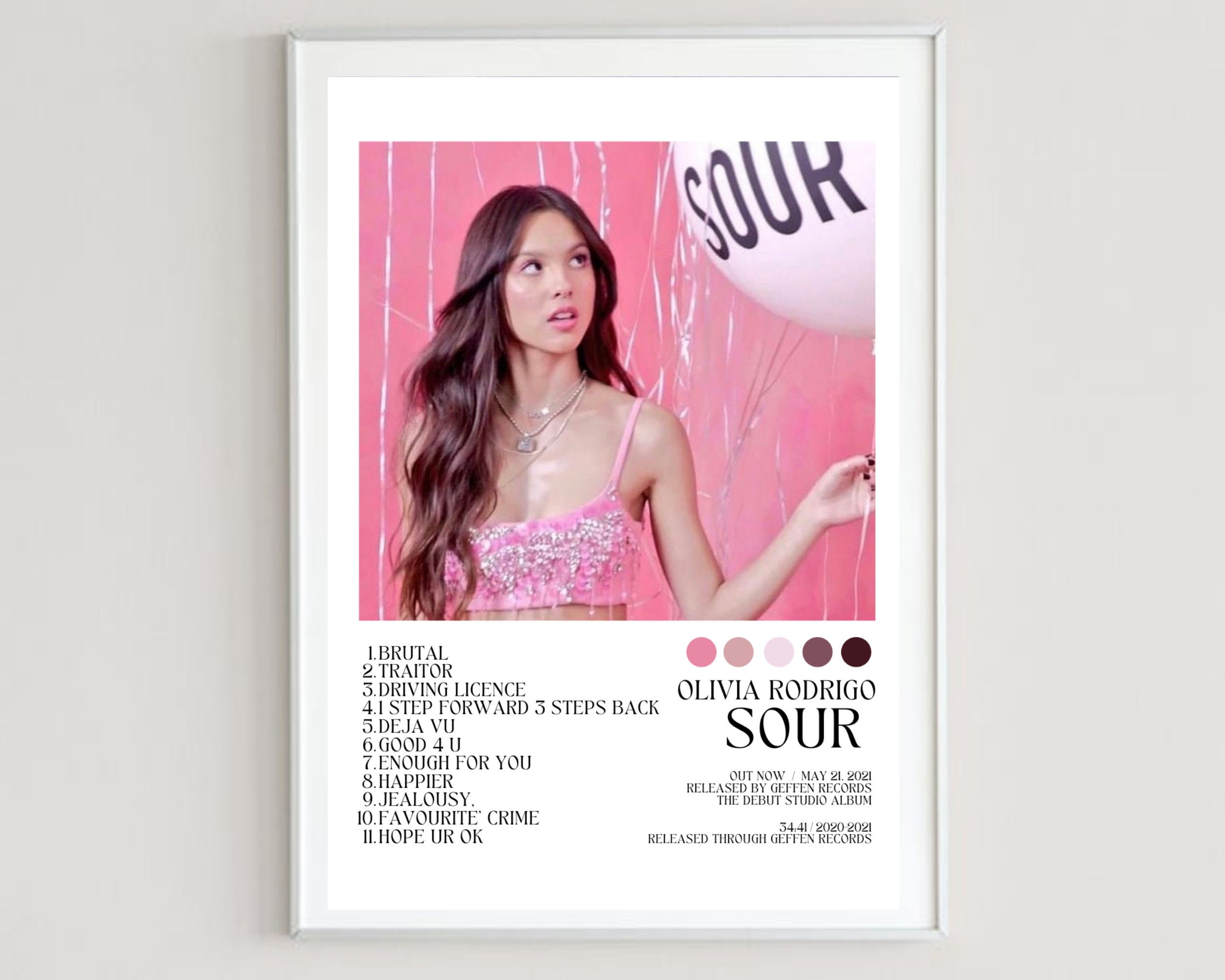 Olivia Rodrigo poster | Olivia Rodrigo Album Cover poster sold by ...