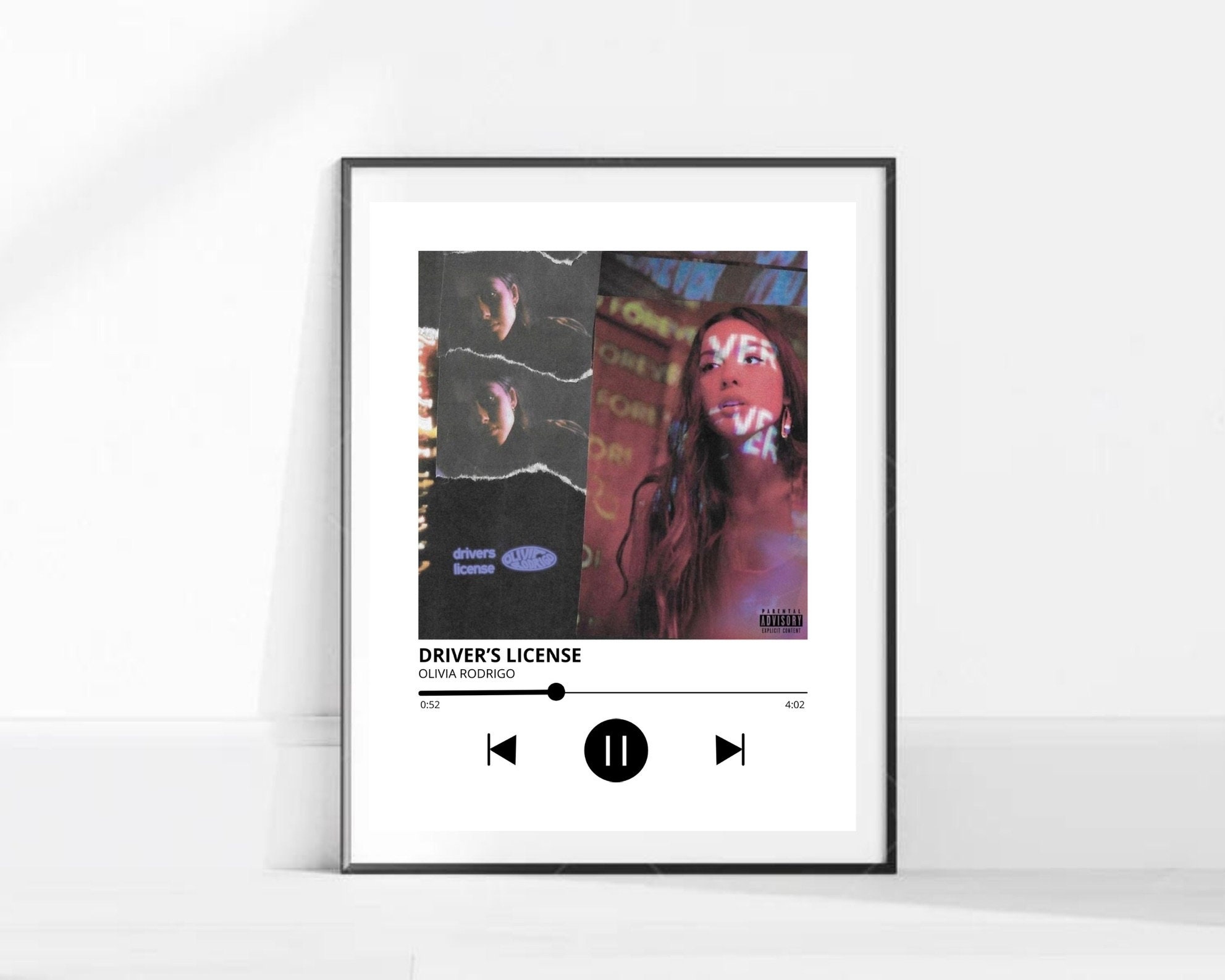 Olivia Rodrigo Poster | Olivia Rodrigo | Drivers Licence Song | Song ...