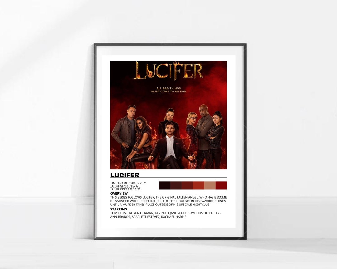 Lucifer Tv Show Poster / Lucifer Sitcom Poster / Movie Poster - Etsy ...