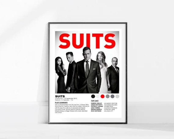 Suits Tv Show Poster / Suits Sitcom Poster / Movie Poster / - Etsy