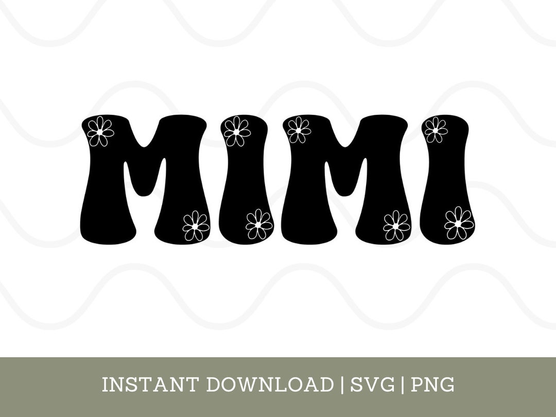 Mimi SVG Flower Mimi SVG File for Cricut Mimi Floral SVG Digital ...