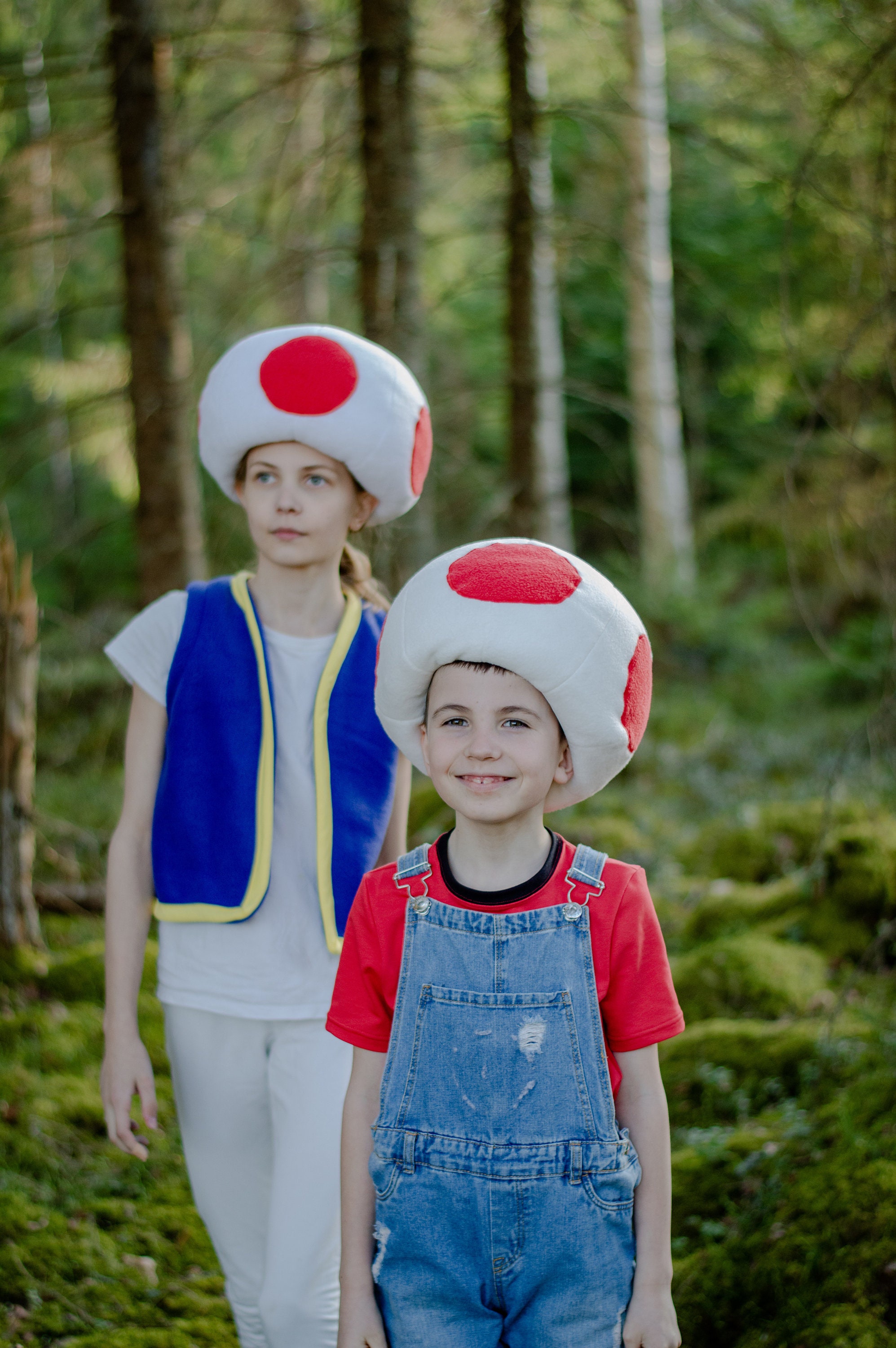 Toad Mushroom Hat Toadstool Kids Costumes Halloween Costume - Etsy