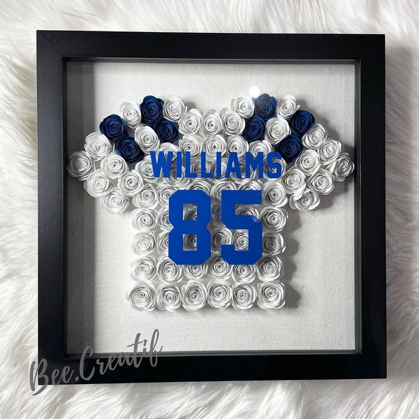 3d Football Shadow Box - Etsy