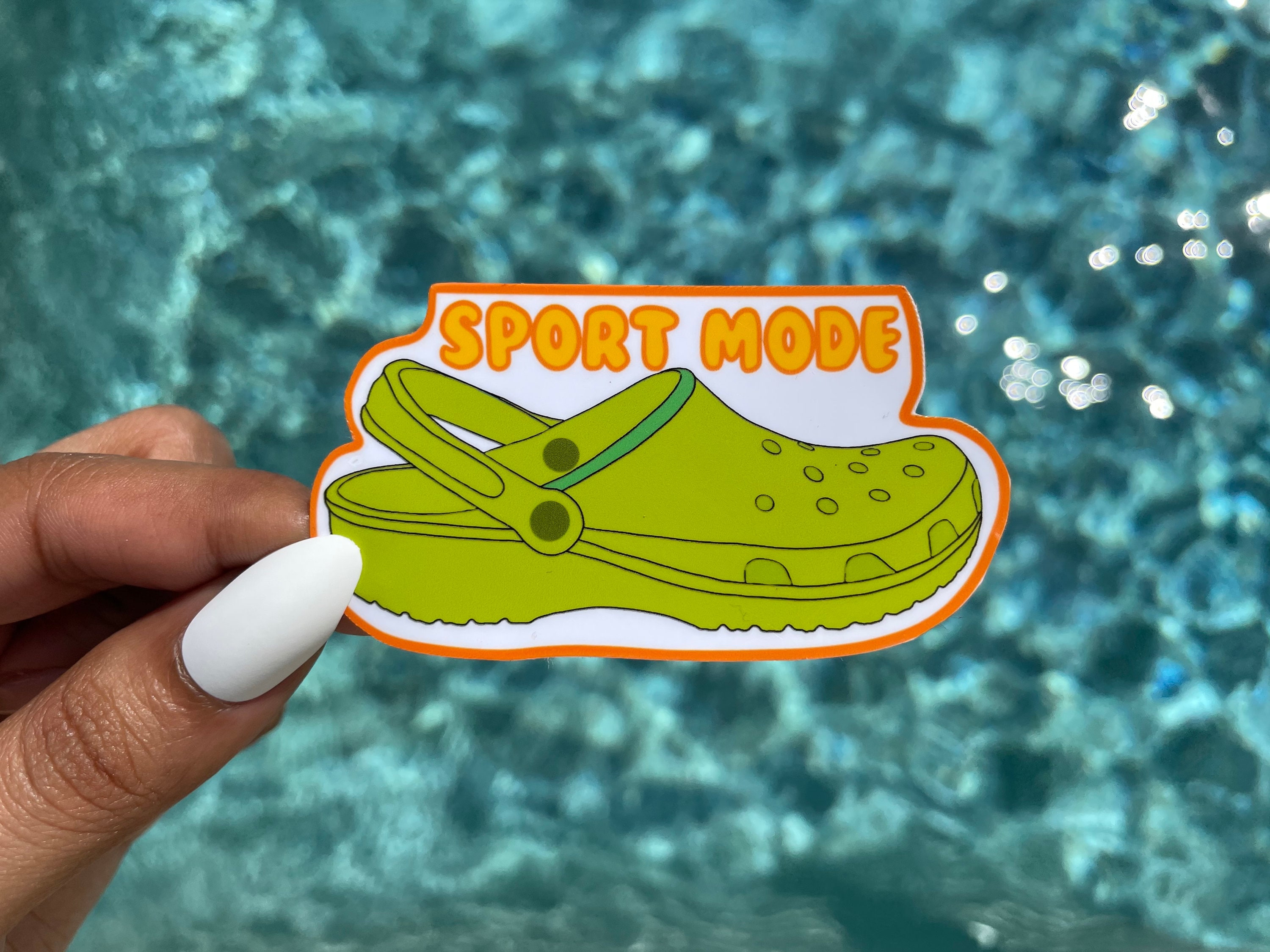 Crocs Themed Stickers Pack Jibbitz Decal Waterproof | Etsy