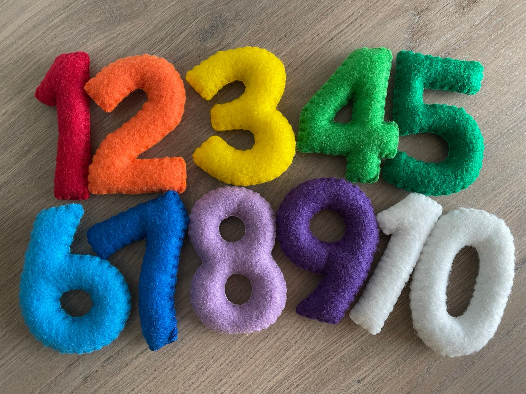 Felt Numbers Learning Numbers Activity Toy Educational Toy Stuffed Felt Numbers Learning Numbers Activity Toy Educational Toy Stuffed