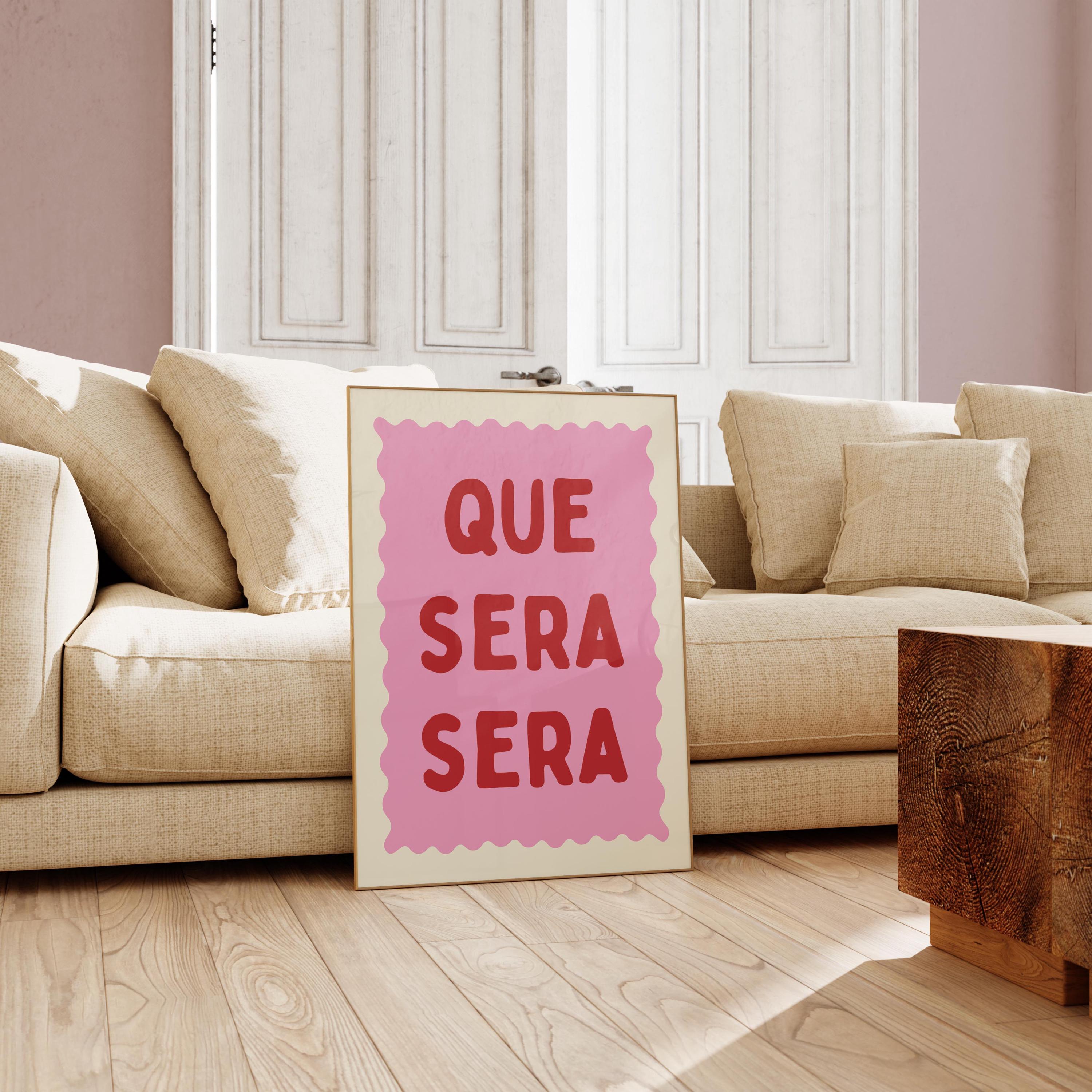 Que Sera Sera - Wall Art Print - Bedroom - Nursery - Living Room Print ...