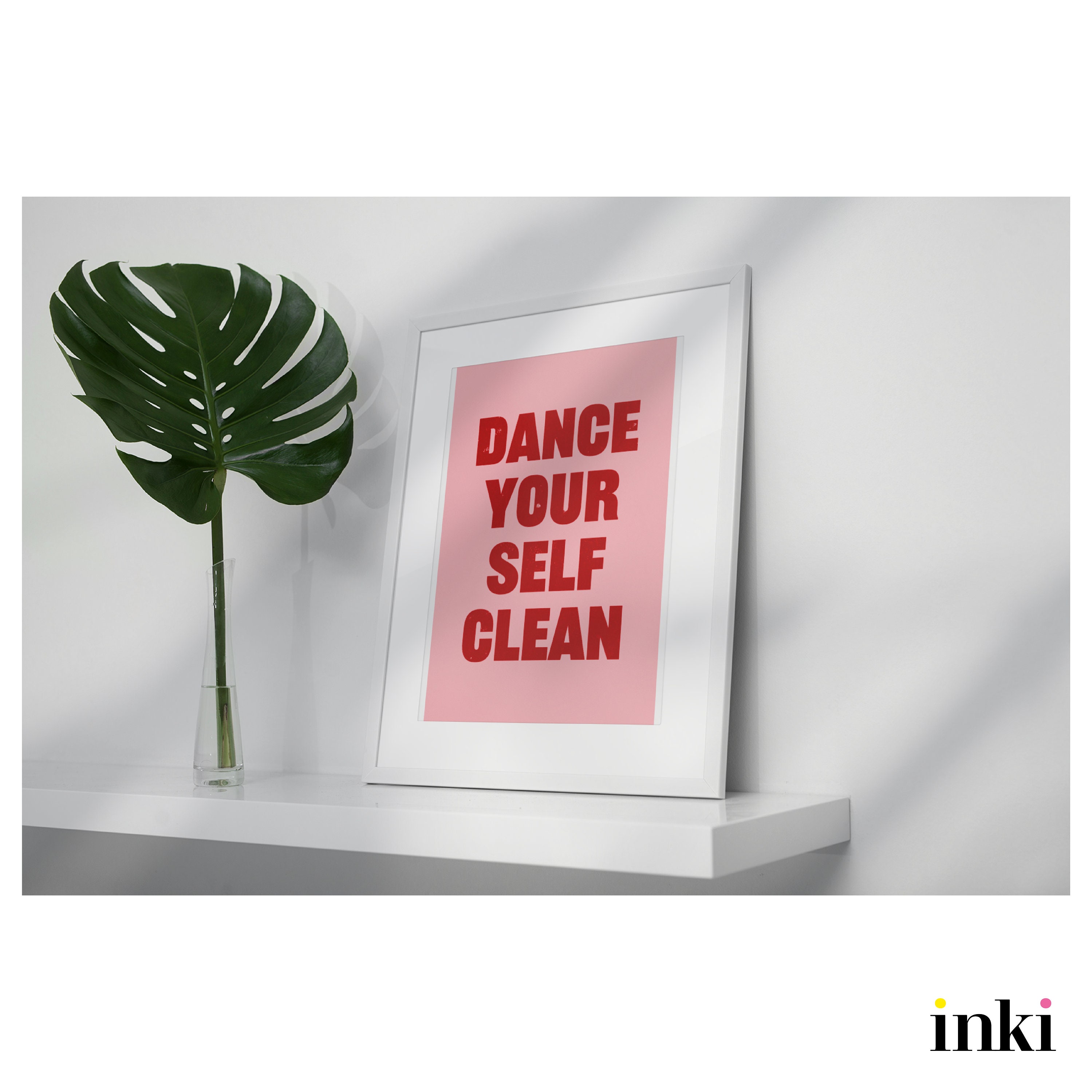 LCD Soundsystem Print Dance Yourself Clean typografische | Etsy