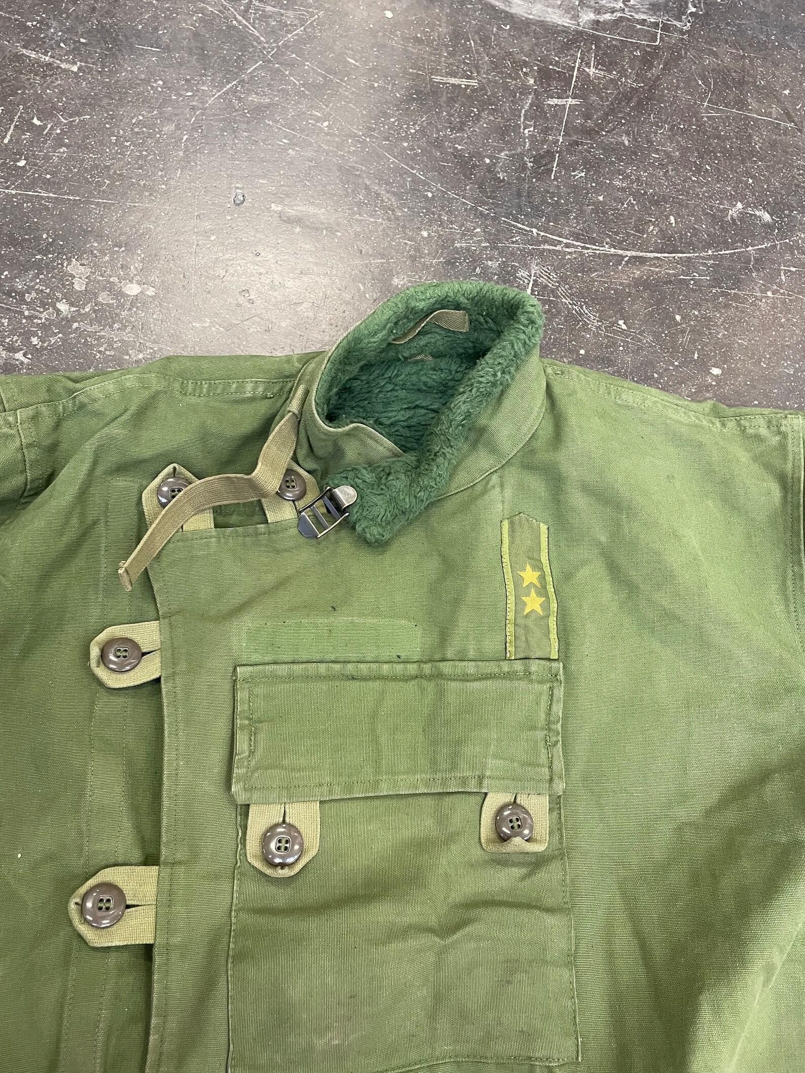 Rare Genuine Vintage Swedish Army Military Motorcycle Jacket C56 XL-XXL ...