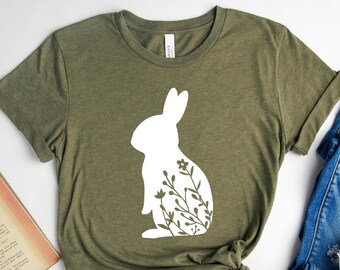 Cute Bunny Shirt | Etsy