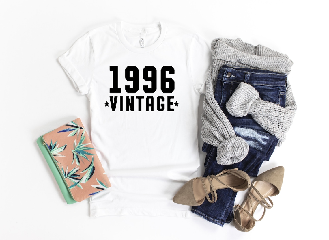 1996 Birthday Party T-Shirt 1996 Vintage Birthday Gifts For | Etsy