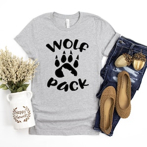 Wolf Pack Shirt Wolf Shirt Wolf Pack T-Shirt Family | Etsy