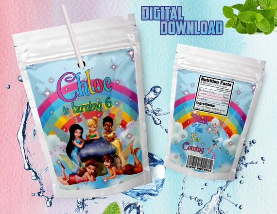 Tinker Bell Capri Sun Label Tinker Bell Birthday Party | Etsy