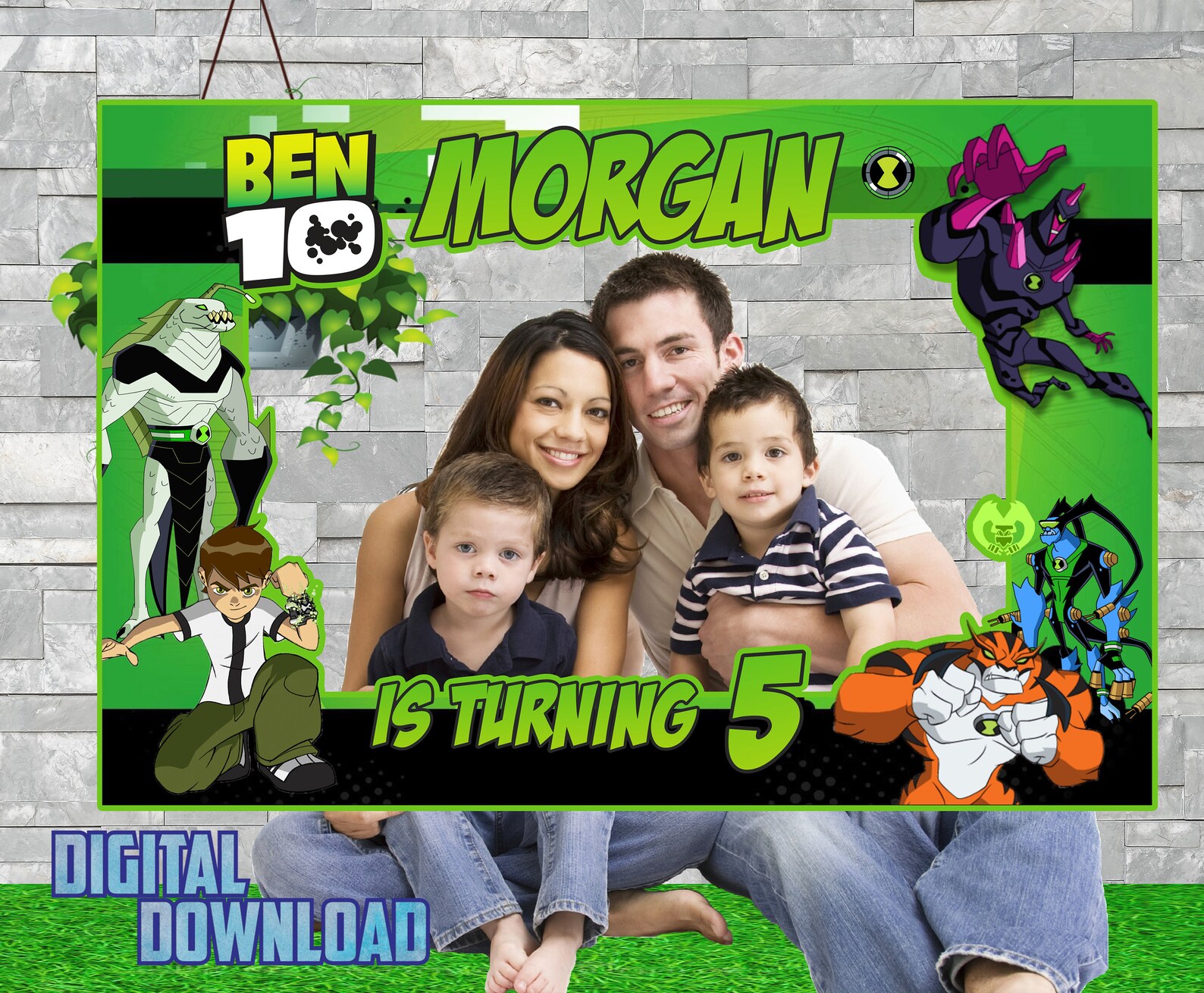 Ben 10 Photo Booth, Ben 10 Birthday Party, Ben 10 Printable, Ben 10 ...