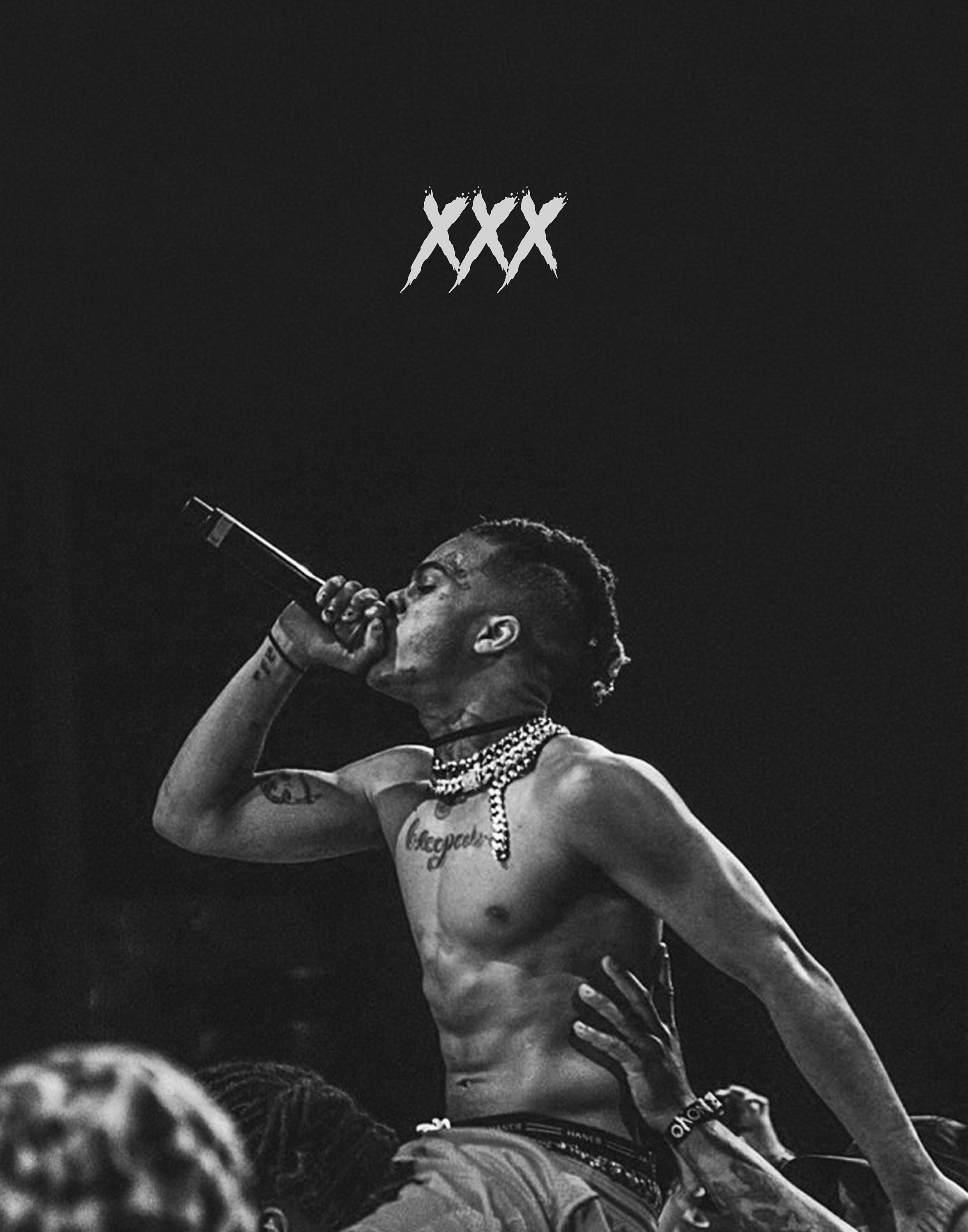 Xxxtentacion Poster Zwart Wit Xxxtentacion Print Etsy