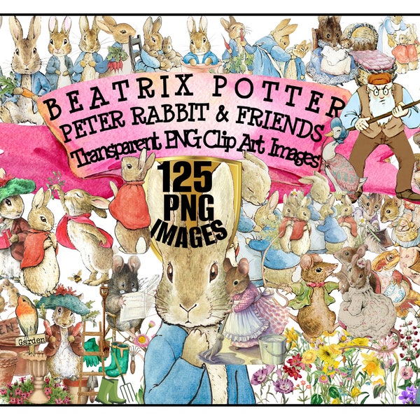 Peter Rabbit Friends - Etsy