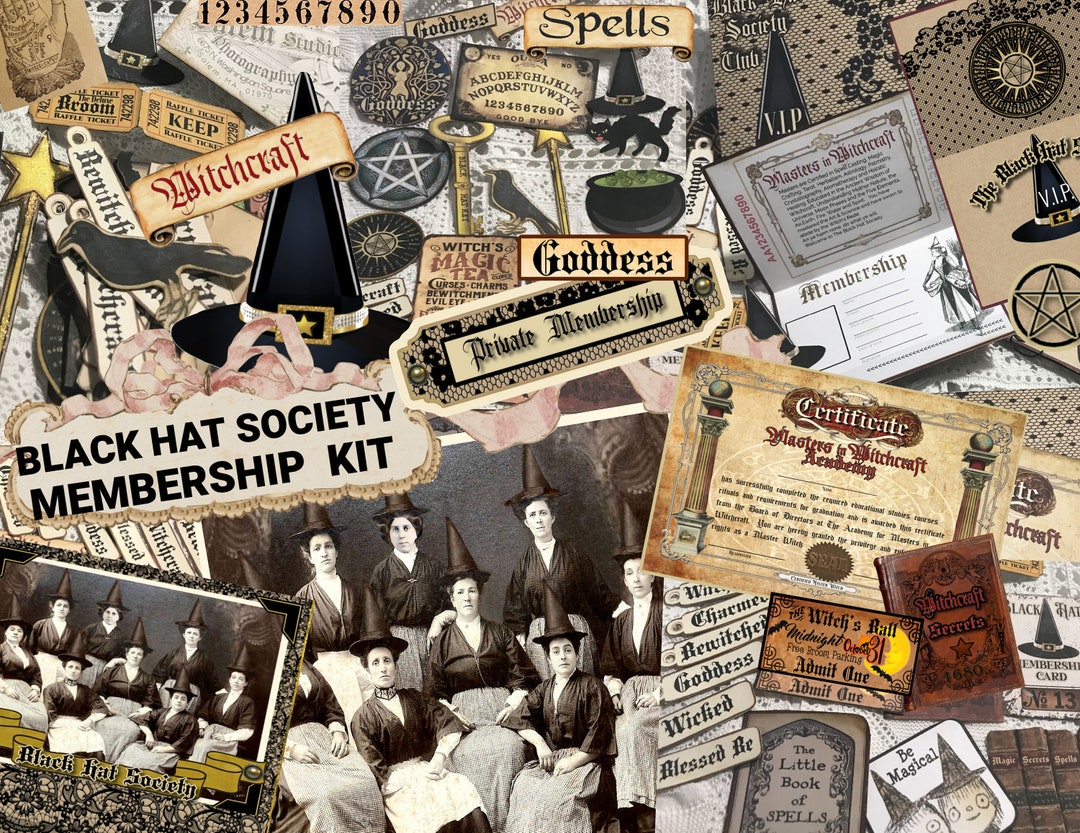VIP WITCH MEMBERSHIP Huge Kit-membership Card, Graduation Diploma ...