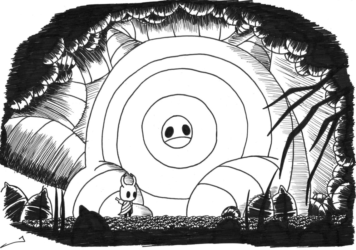 Hollow Knight A5 Print Bardoon - Etsy España