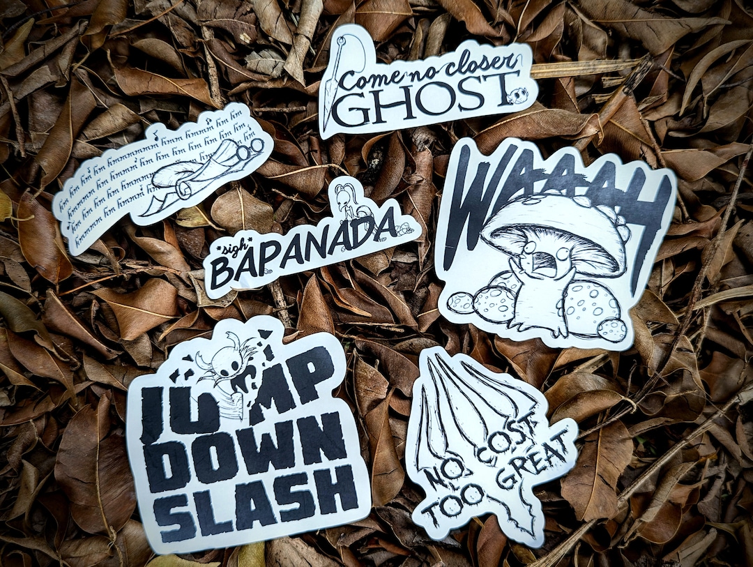 Hollow Knight Vinyl Stickers - Quote Pack - Etsy