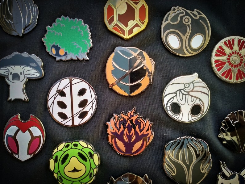Shaman Stone Hollow Knight Enamel Pin - Etsy