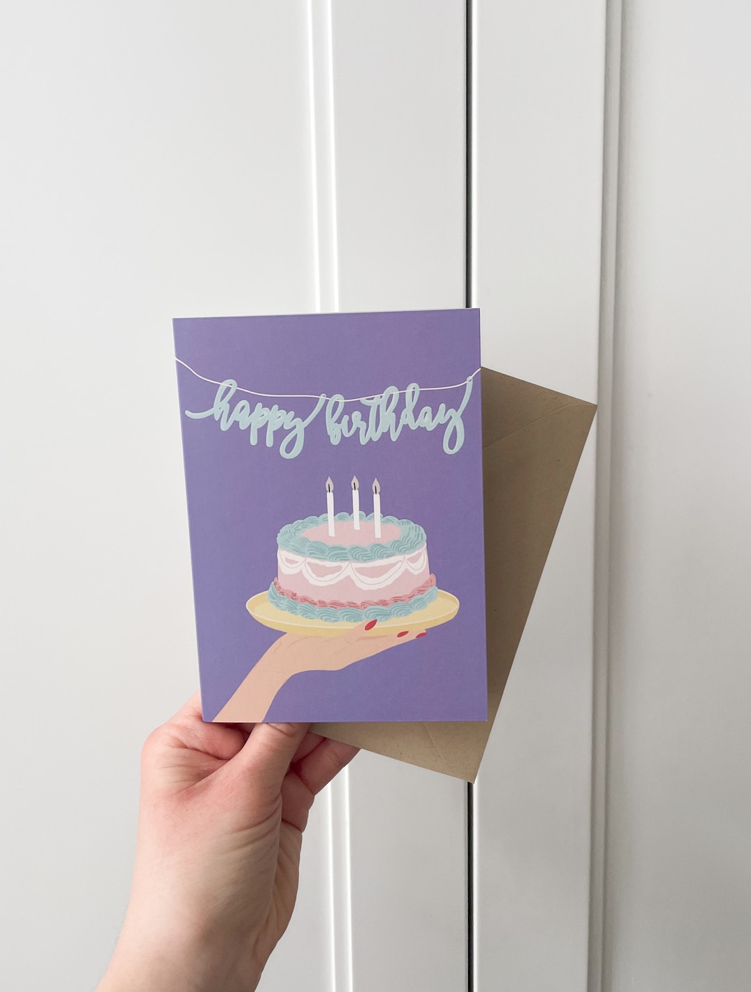 Quirky Birthday Card, Vintage Birthday Card Illustration, Birthday Gift ...