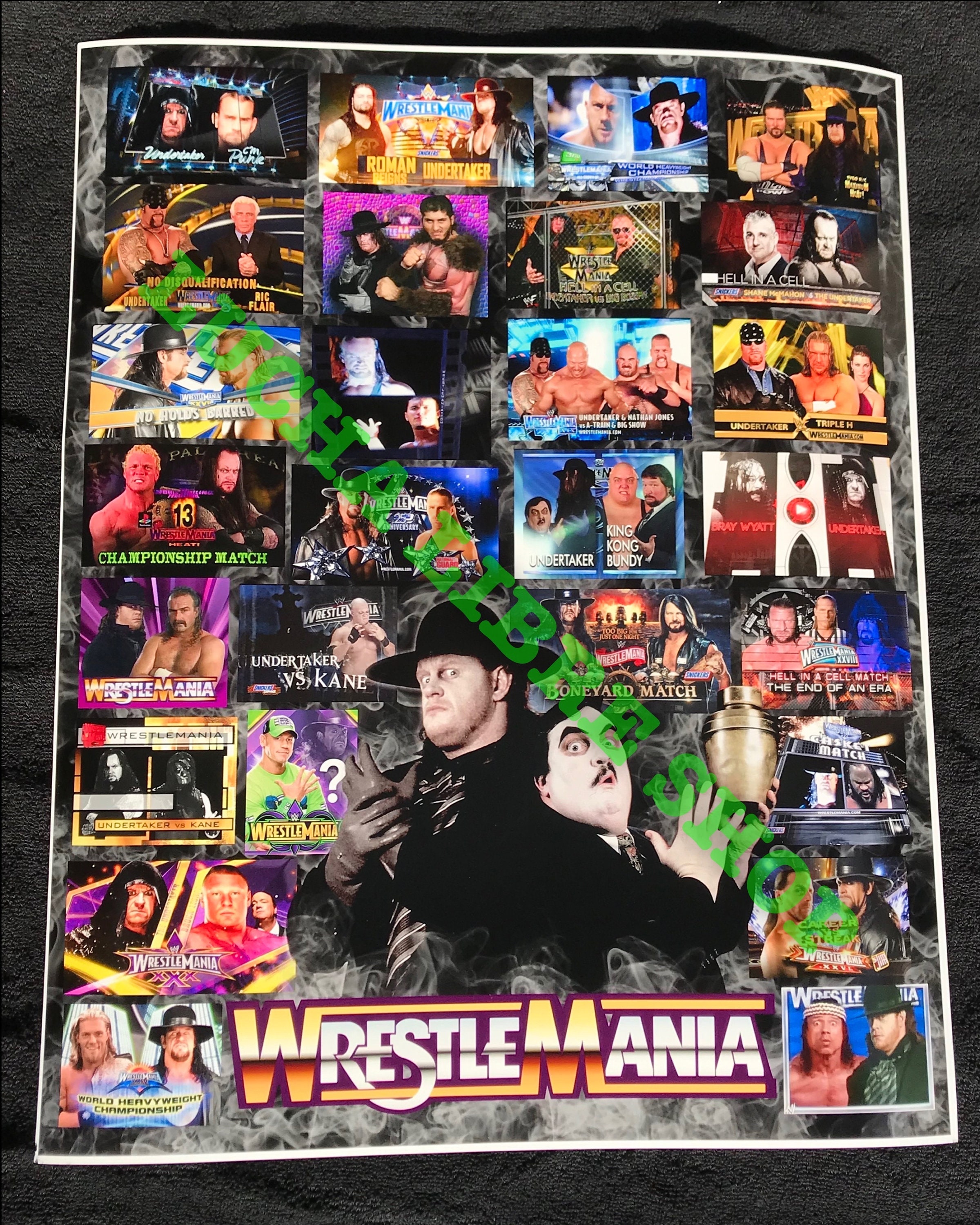 WWE UNDERTAKER WRESTLEMANIA Old School Version 16X20 Poster - Etsy