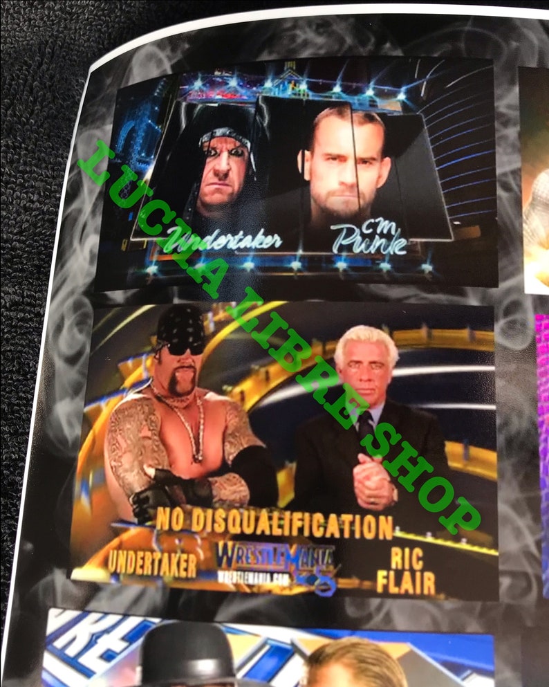 WWE UNDERTAKER WRESTLEMANIA Old School Version 16”X20” Poster - Etsy