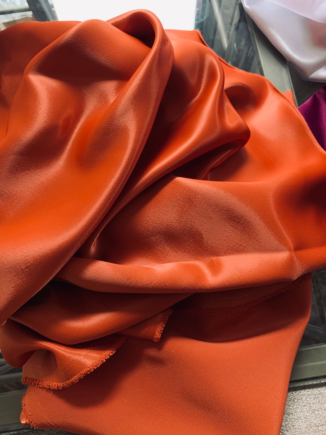 Silky Satin Fabric, 60" Wide, Sells by Yard - Etsy