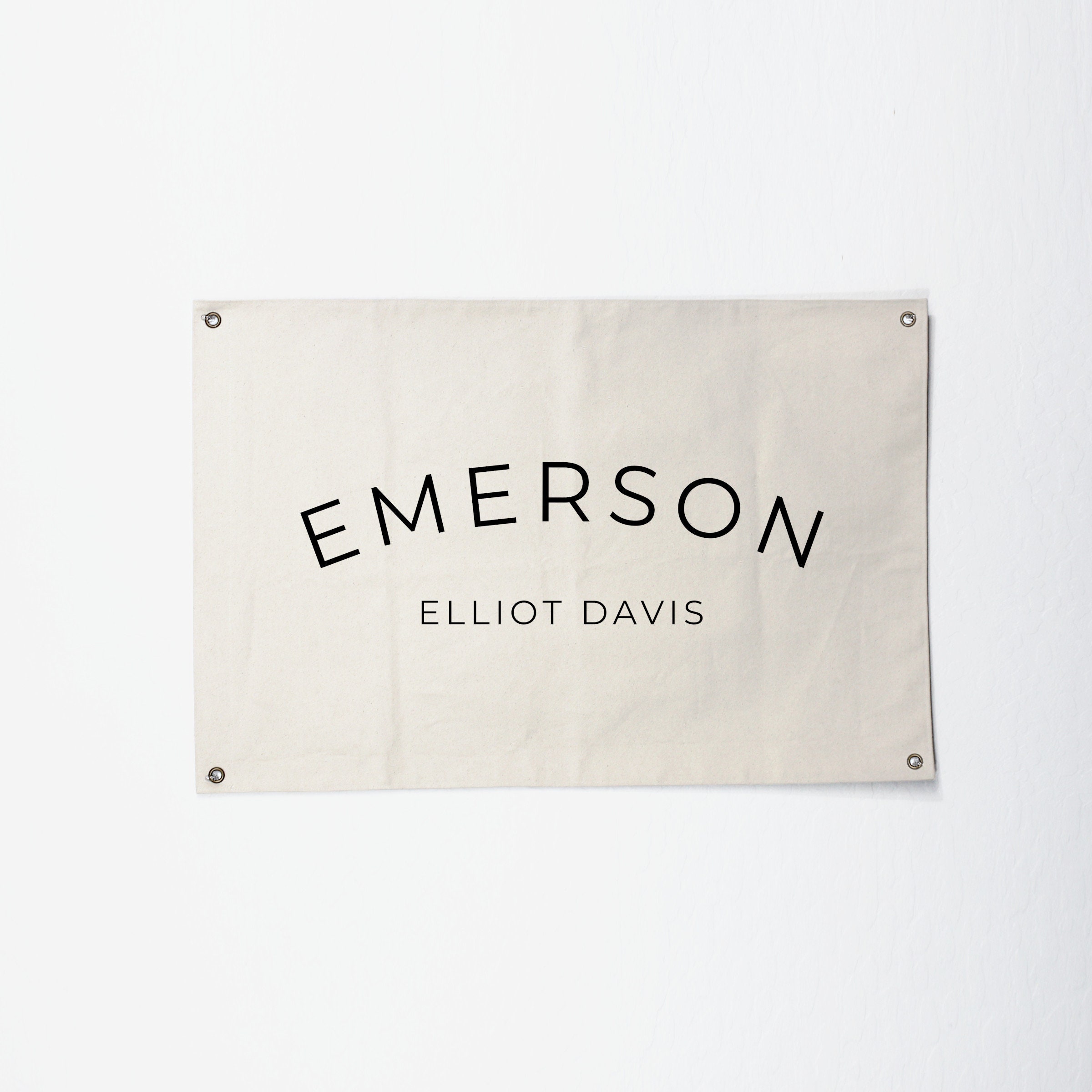 Canvas Flag Banner Custom Name Sign Nursery Wall Hanging - Etsy