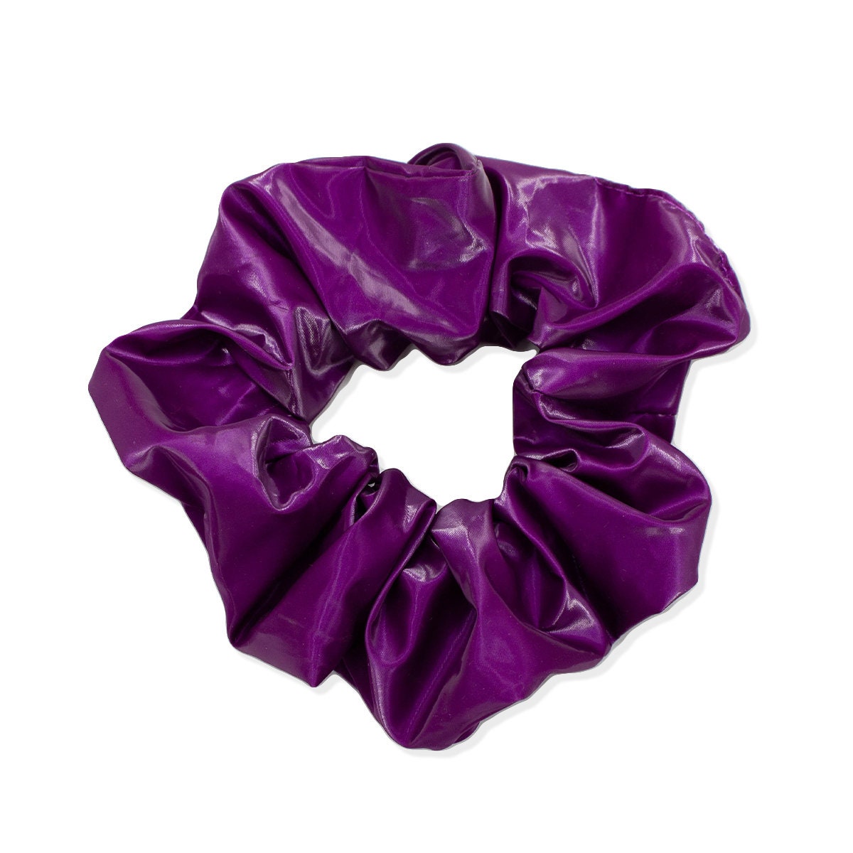 PURPLE SCRUNCHIE Pu Scrunchie Hair Tie Elastic Band Cute Scrunchie ...