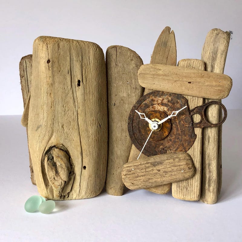 Reclaimed Wood Clock - Etsy