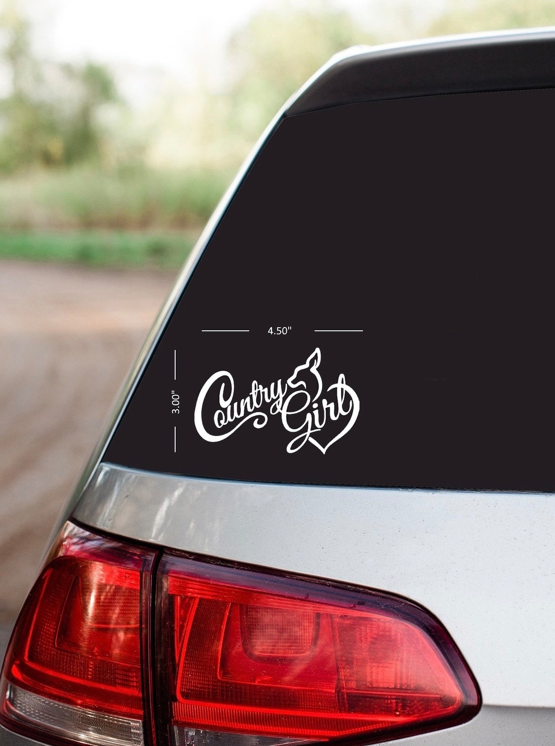 Country Girl Car Decal - Etsy