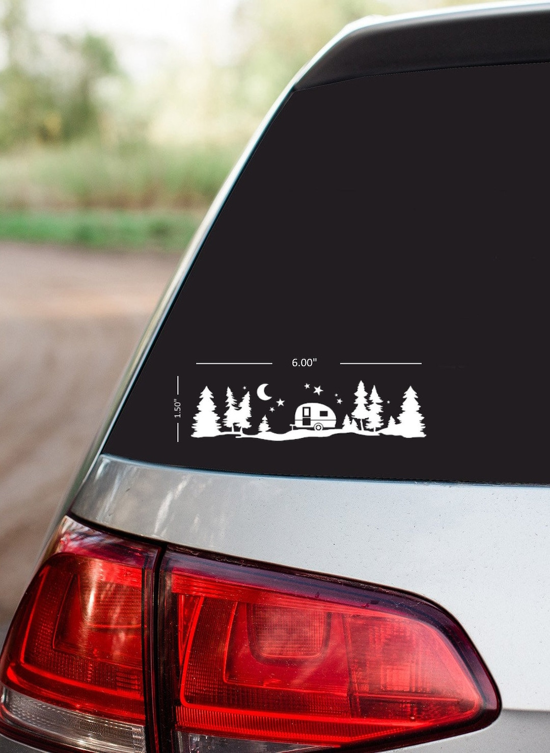 Starry Night Camping Car Decal - Etsy
