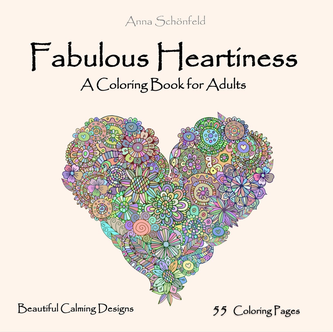 Fabulous Heartiness Coloring Book for Adults Love Themes - Etsy