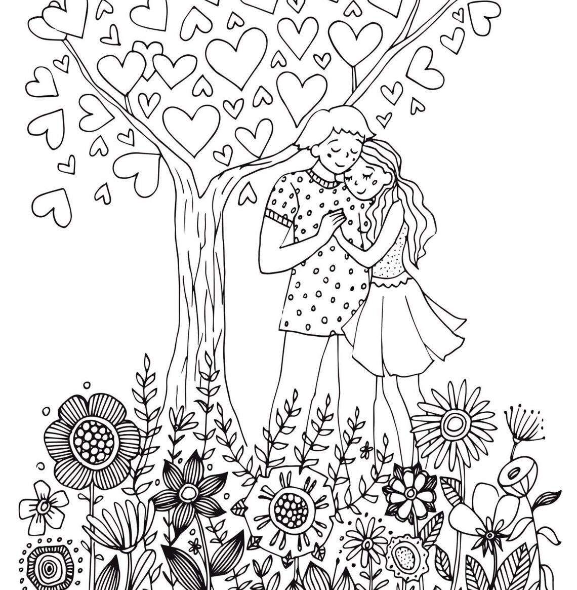 Fabulous Heartiness Coloring Book for Adults Love Themes - Etsy