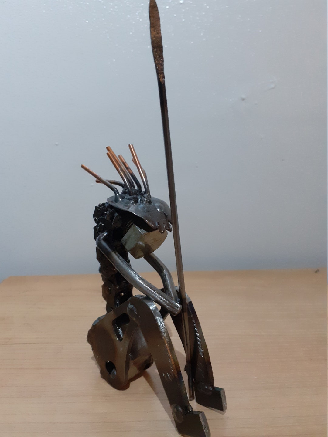 Scrap Metal Art Junk Art Sci Fi Alien Warrior Recycled Car - Etsy UK