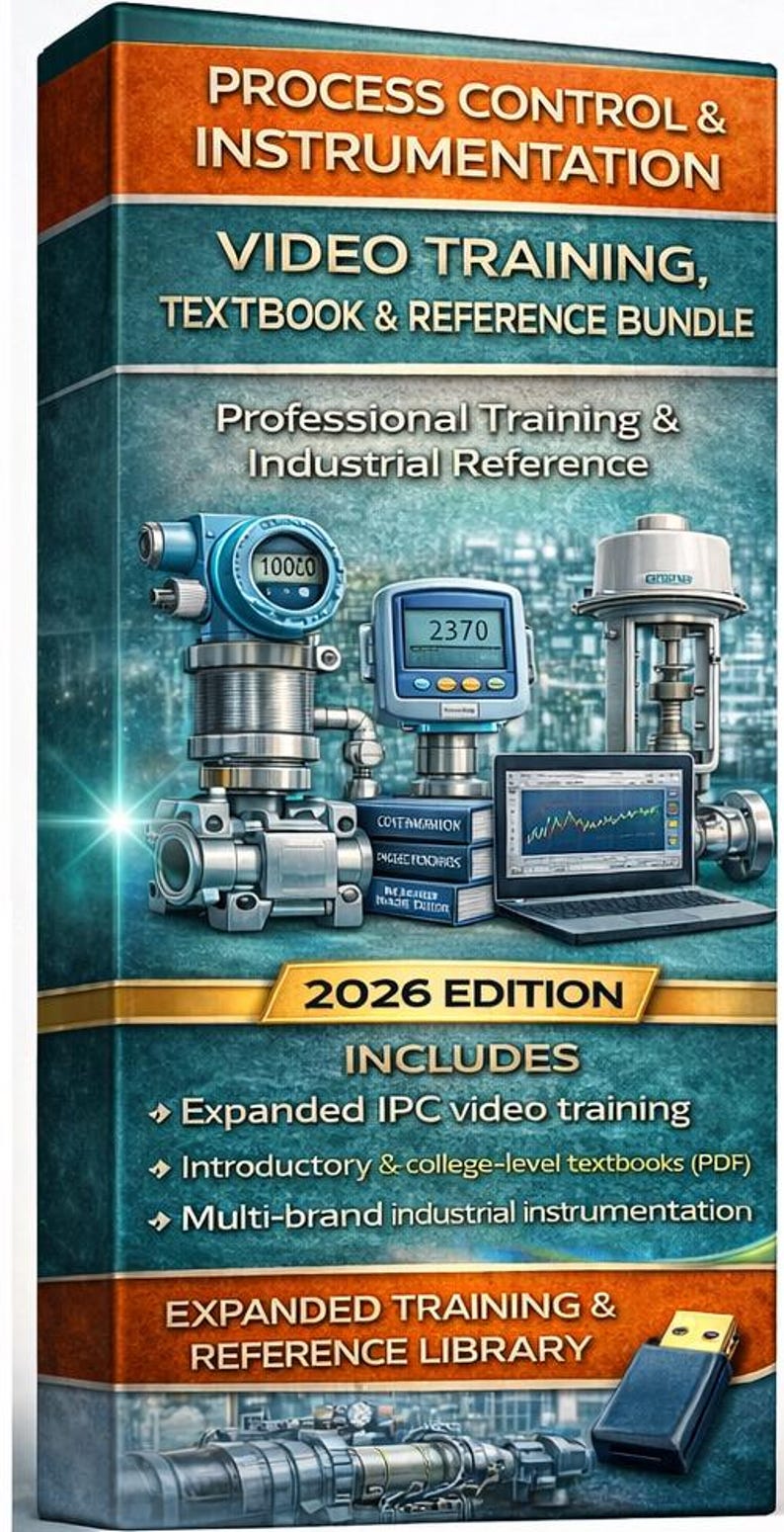 Instrumentation & Process Control Course | Video Training, Textbooks ...
