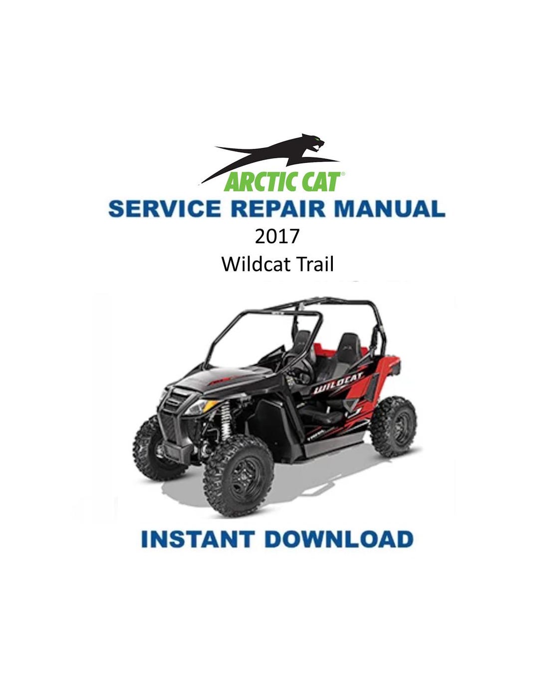 2017-2019 Arctic Cat Wildcat Trail Service Manual | UTV Repair Guide ...