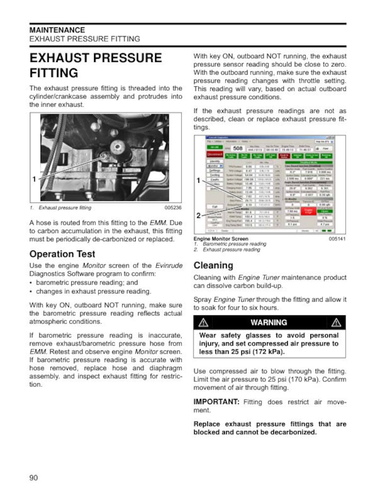 Evinrude ETEC 115 150 175 200 Outboard Service Manual | 2007 ...