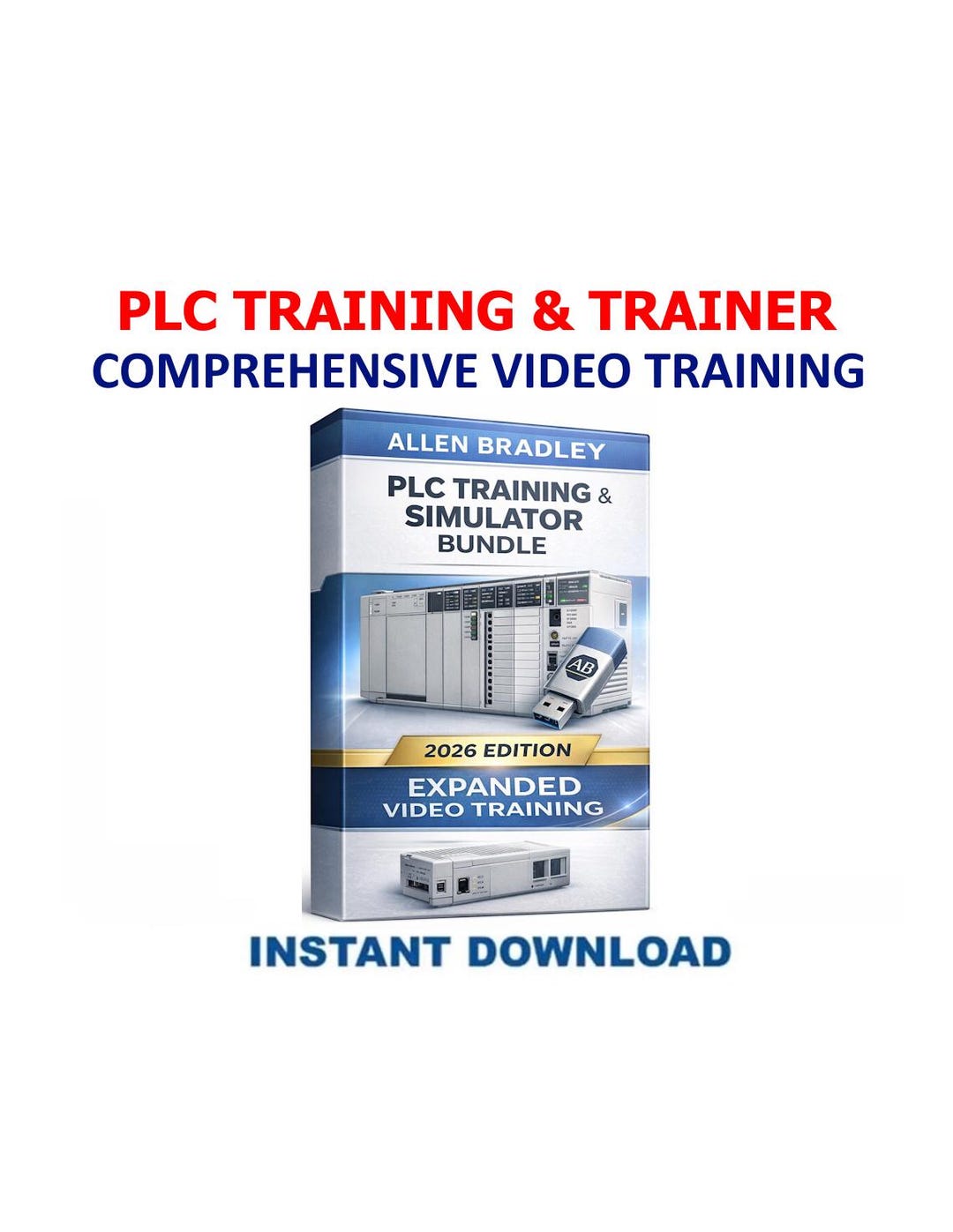 PLC Trainer & Training Course Bundle | Simulator + Reference | Allen ...