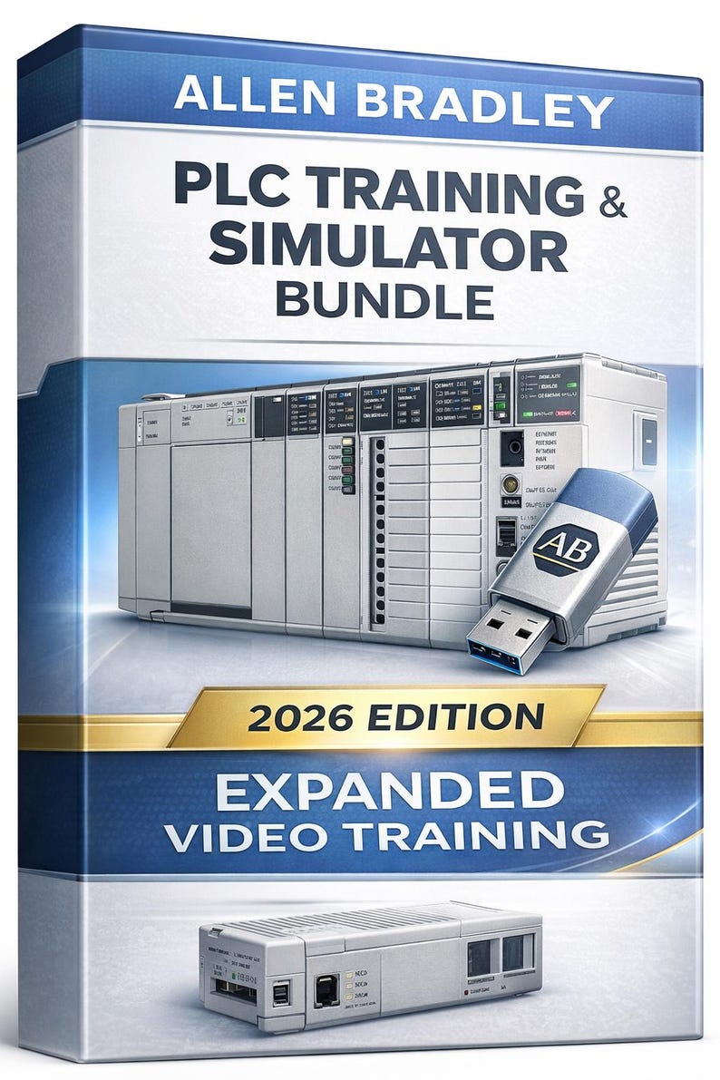 PLC Trainer & Training Course Bundle | Simulator + Reference | Allen ...