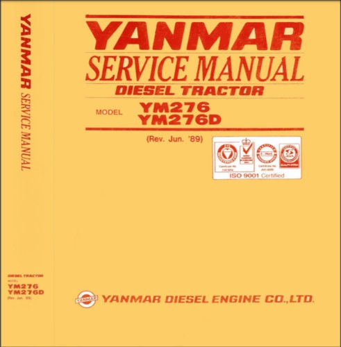 Yanmar YM135-4000 Service Manual | YM 135 155 195 240 276 600 601 800 ...