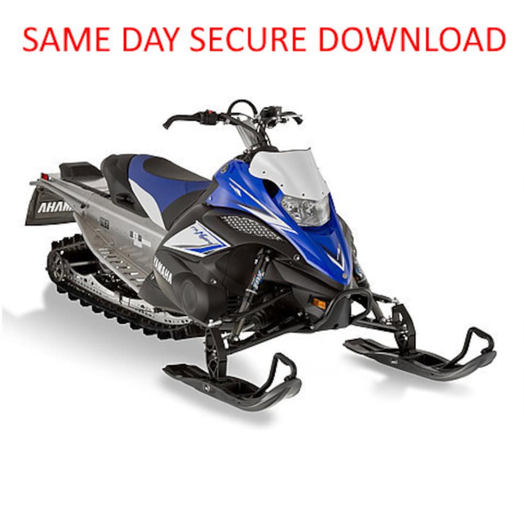 Yamaha FX Nytro Snowmobile Service Manual 2008 Immediate Download - Etsy