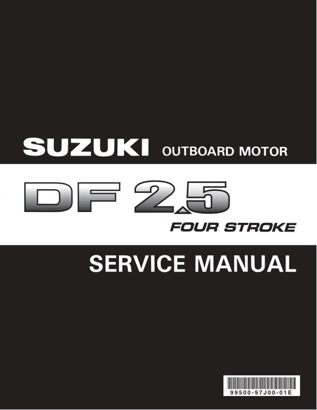 Suzuki DF 2.5 Outboard Service Manual | 2006 | Immediate Download - Etsy